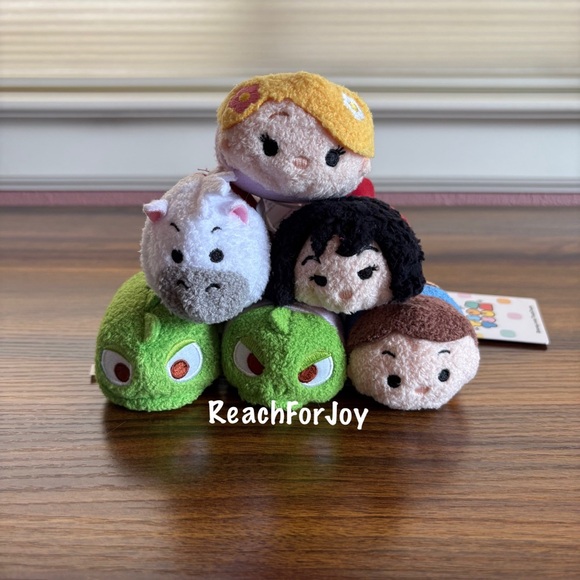 Disney | Toys | Tsum Tsum Plush Tangled Complete Set Of 6 Disney ...